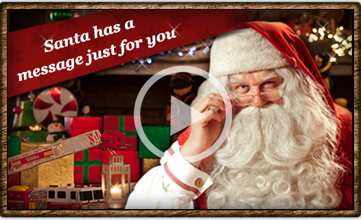 Free Personalized Video Message From Santa - Finger Click Saver